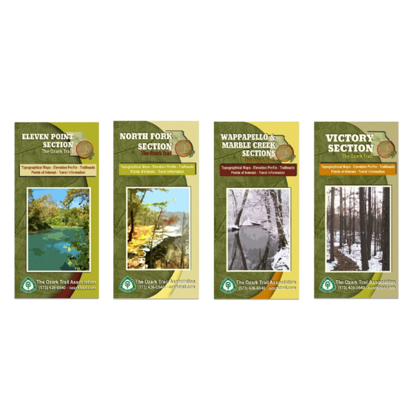 All 13 Section Maps – Complete Set – Ozark Trail Association