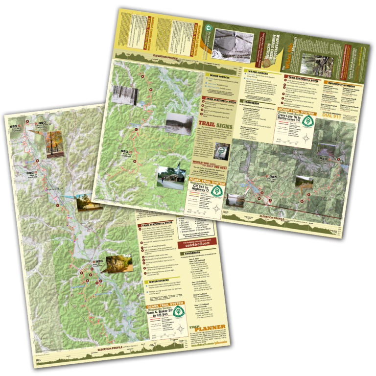 Wappapello/Marble Creek Section Map – Ozark Trail Association